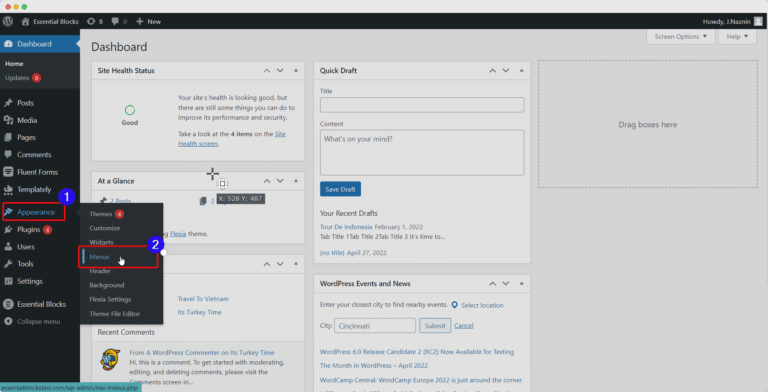 How To Add The Wordpress Logout Link To Navigation Menu 2025 2231