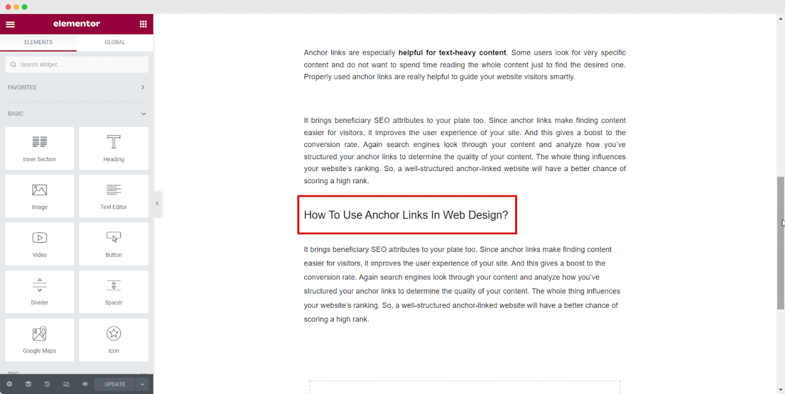 Basics Of Anchor Links And How To Use Them In Web Design
