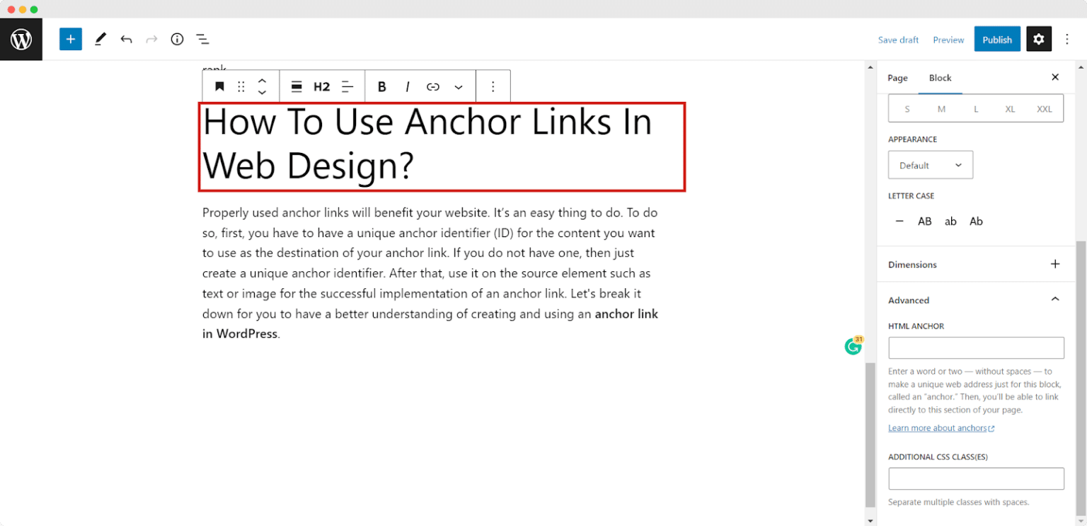 Basics Of Anchor Links And How To Use Them In Web Design