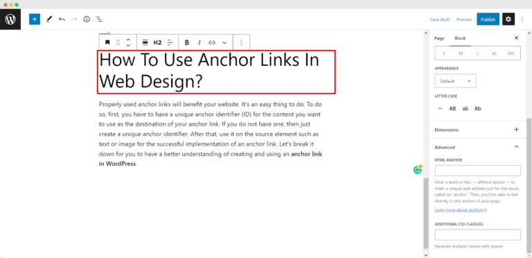Basics Of Anchor Links And How To Use Them In Web Design