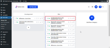 [New Feature] How Does 1-Click Quick Link Creation Work in BetterLinks? - BetterLinks