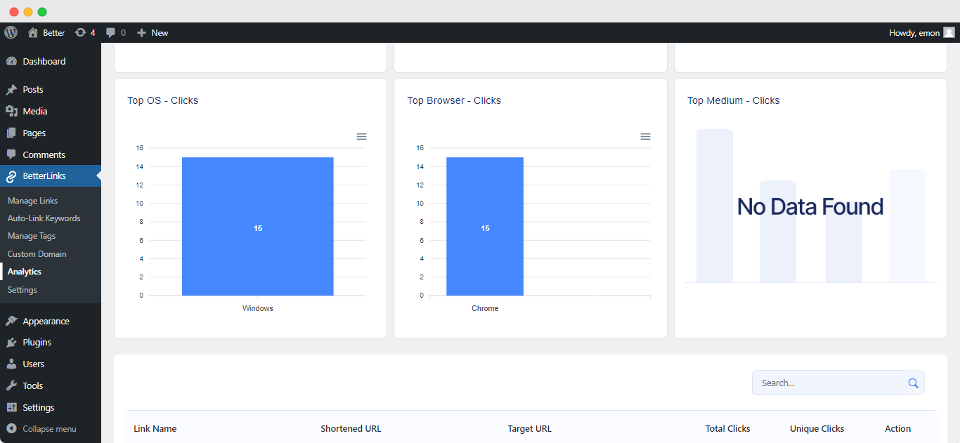 Parameter Tracking With BetterLinks - BetterLinks